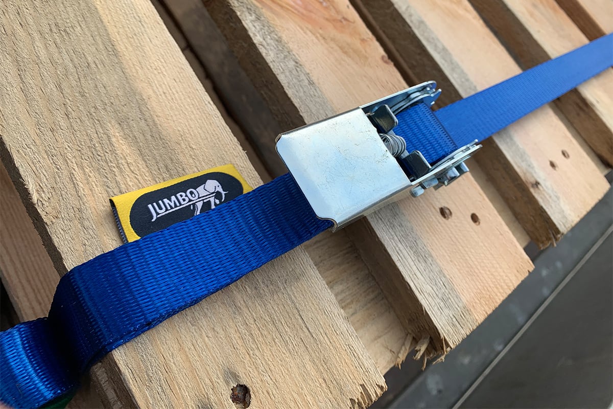 Spanband 2-delig heavy duty S haak met ratel | profipack