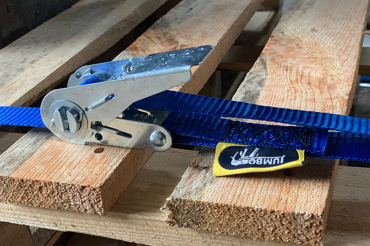 Spanband 2-delig heavy duty S haak met ratel | profipack